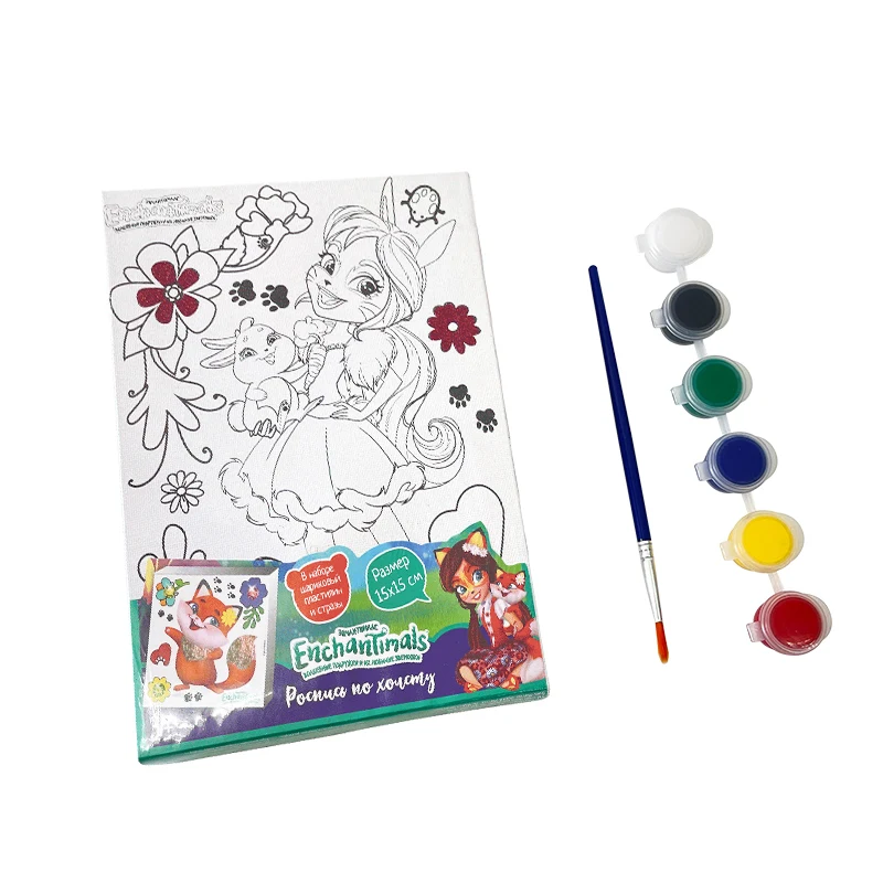 Diy Coloring Painting Kids Coloring Kit Art Drawing Toys Sets Canvas ...