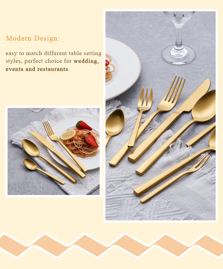 Stainless Steel Cutlery Sets for Wedding & Back to School