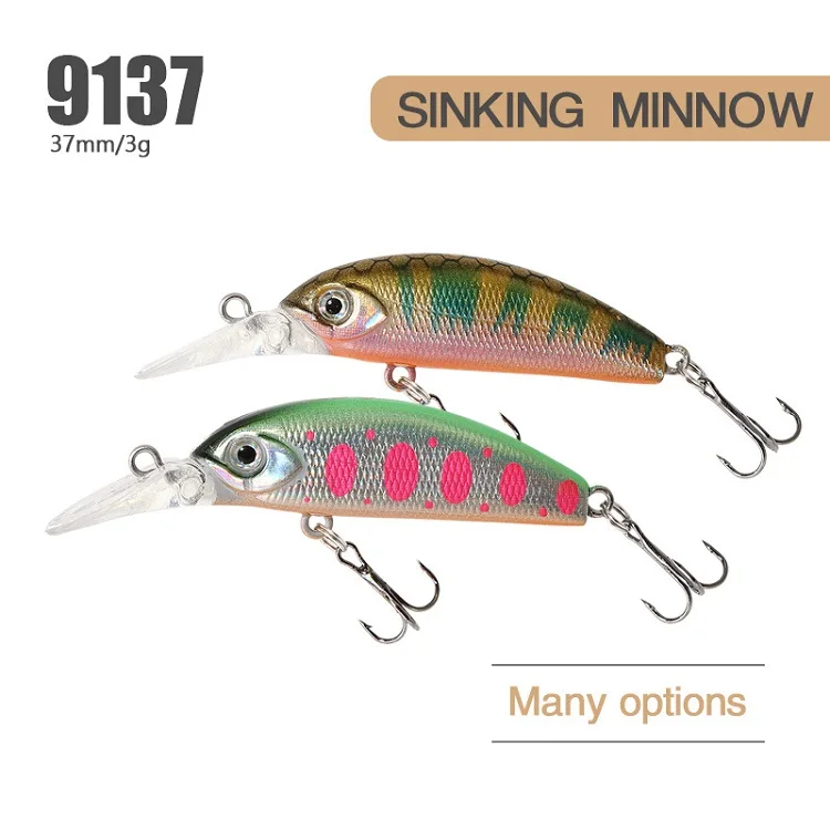 Wholesale Full Swimimg Layer Submerged Minnow 37mm 3g Best Hard Plastic ...