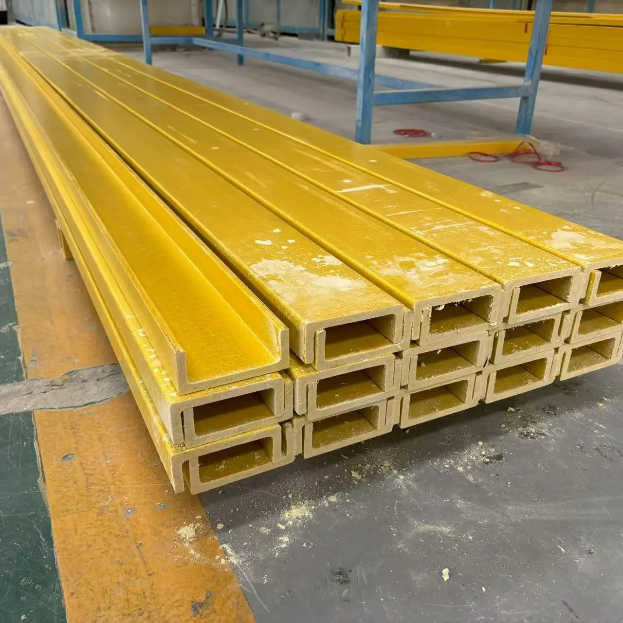 Factory Customized Pultrusion Fiberglass U Channel GRP C Beam Profile ...