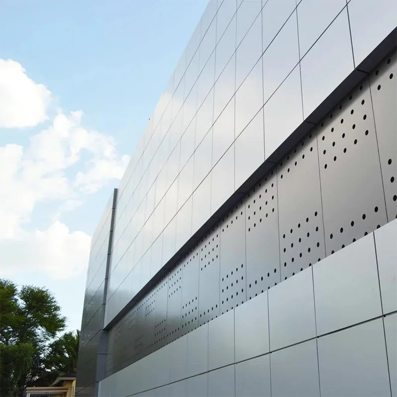 Decorative Exterior Wall Cladding Aluminum Metal Perforated Panels for ...
