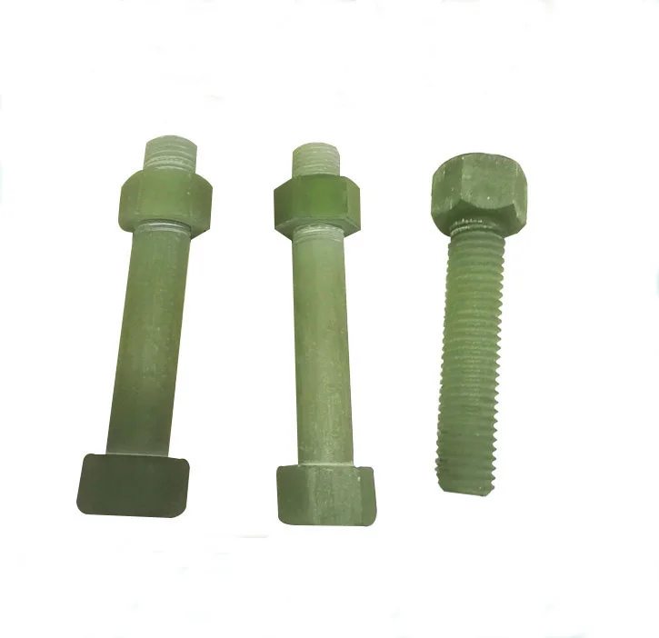 Fiberglass Epoxy High Voltage Threaded Rod & Square Bolt