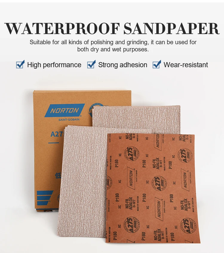 Sandpaper NORDON Abrasive Sandpaper Aluminium Sanding Sand Grinding Mill OEM Sandpaper Support ...