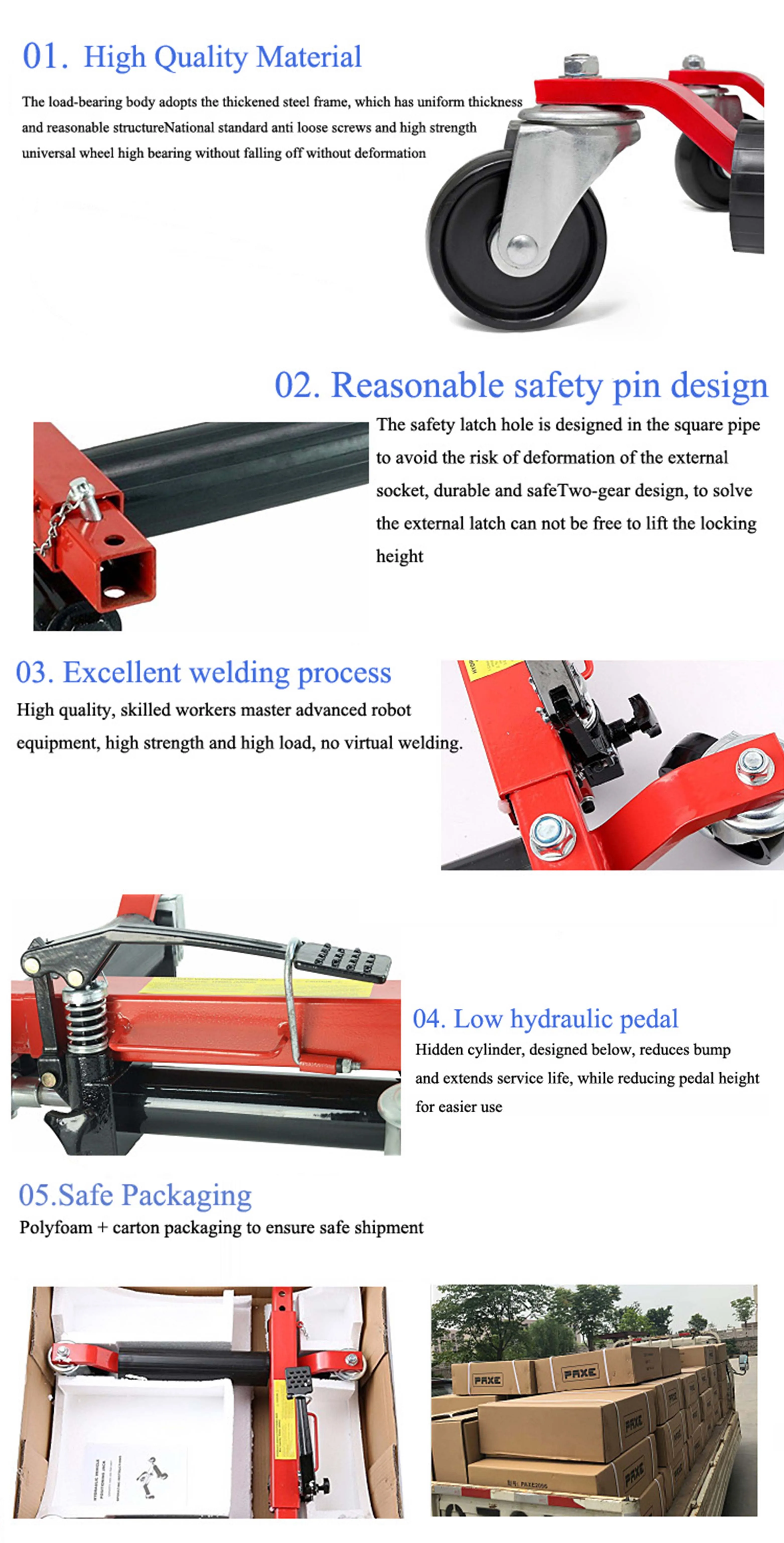 Car Jack Vehicle Mover Tow Dolly Universal Moving Tool Wheel Towing ...