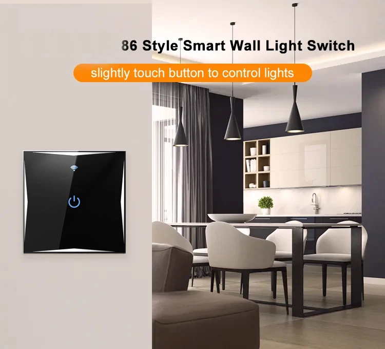 Smart Home Eu Uk 1/2/3 Gang Alexa Google Voice Control Wifi Control ...