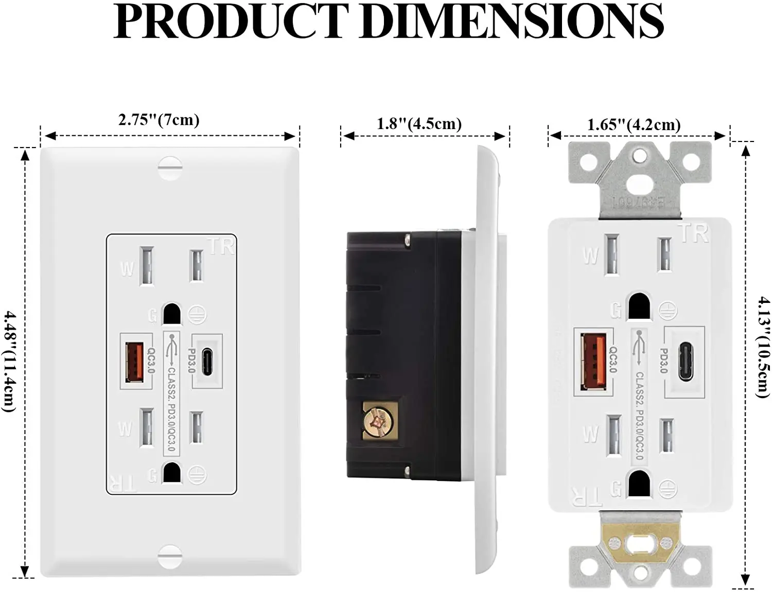 American Socket Outlet with USB Charger - Reliable Power