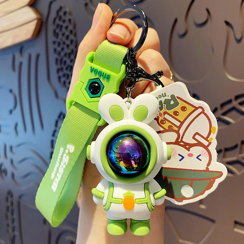 New Arrival Cartoon Space Astronaut Rabbit Keychain Doll Car Bag ...