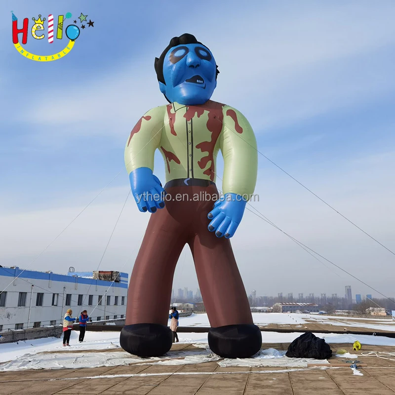 Giant Air Blow Up Halloween Decoration Inflatable Zombie - Buy ...