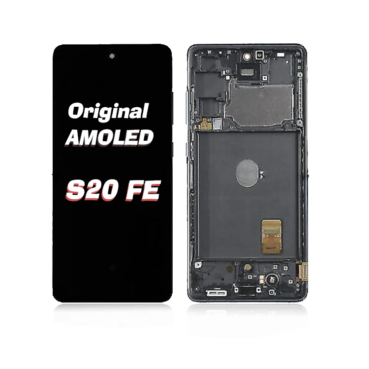 Original OEM AMOLED Screen for Sam Sung Galaxy S20 FE with Frame LCD ...