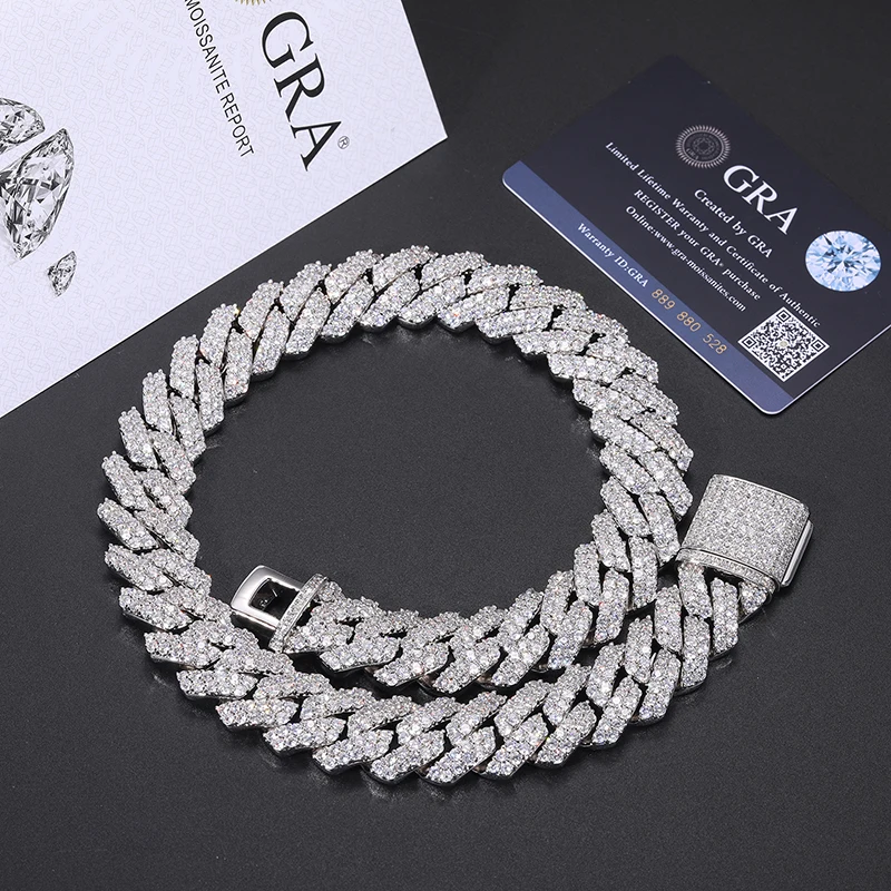 Luxury Cubana Fine Jewelry 20 mm 925 Sterling Silver Gold Plated Custom ...