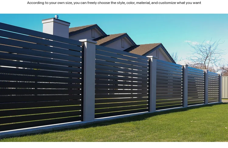 Customized Privacy Aluminium Slat Fencing - Durable & Stylish