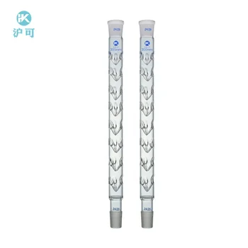 Glass Vigreux Fractionating Column Distillation Column Condenser With ...