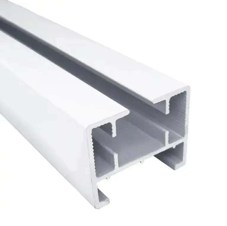 Customized Smart Home Aluminum Electric Motorized Sliding Curtain Metal ...