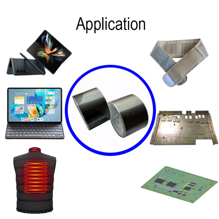High Thermal Conductivity Heat Dissipation Sticker for Cooling GPU CPU