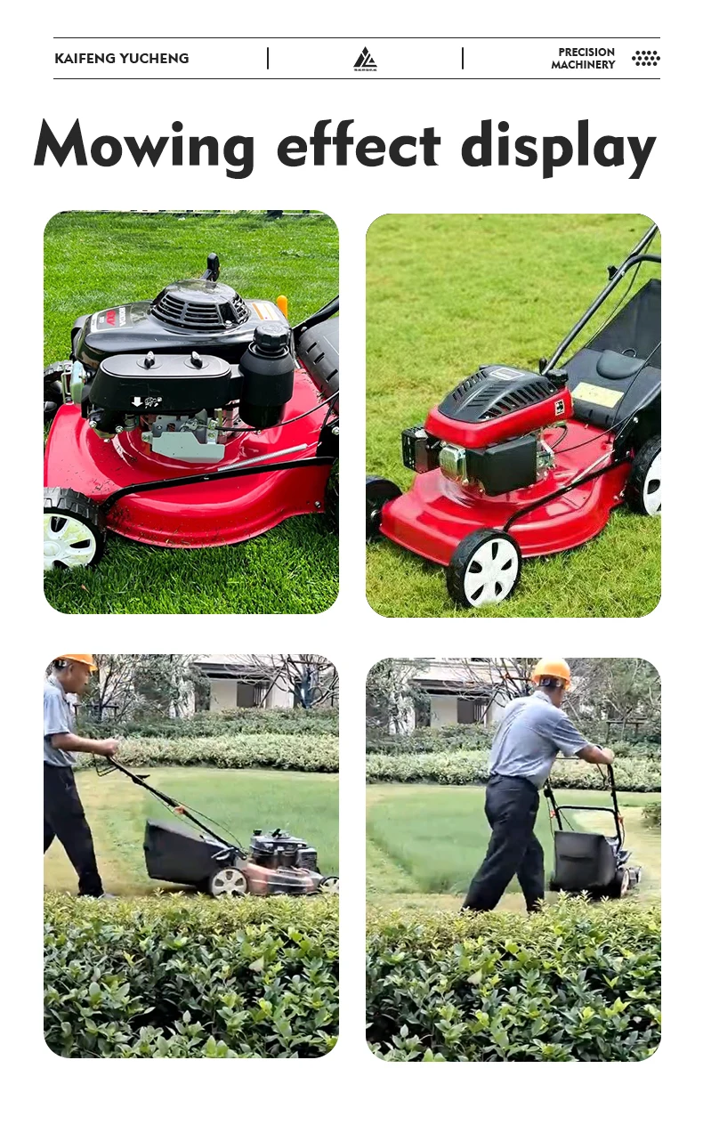 Hot Selling Low Price Gasoline Lawn Mower Hand-pushed or Self-propelled ...