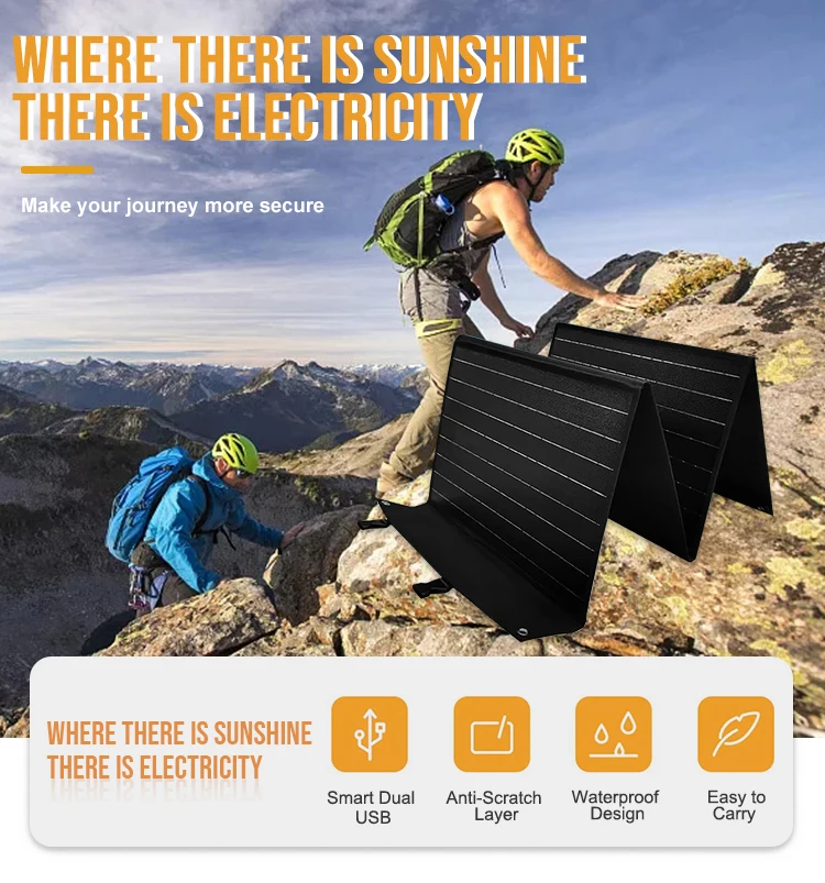 Multi-function Quick Charge Panneau Solaire Solar Generator Case ...