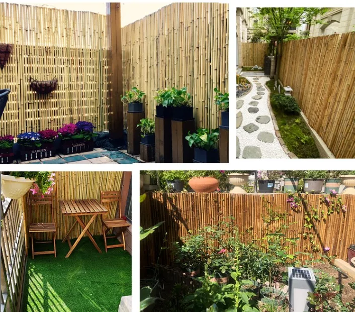 Garden Natural Black Chocolate Rolled Bamboo Fence Manufacturer - Buy ...