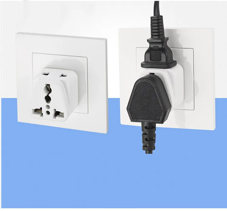 Copper 2 Way Universal To Au Plug Adapter Type-i 3 Pins Us Au Uk To ...