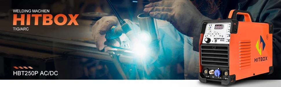 HITBOX HBT250P ACDC Tig Welding Machine for Aluminum & Steel ...