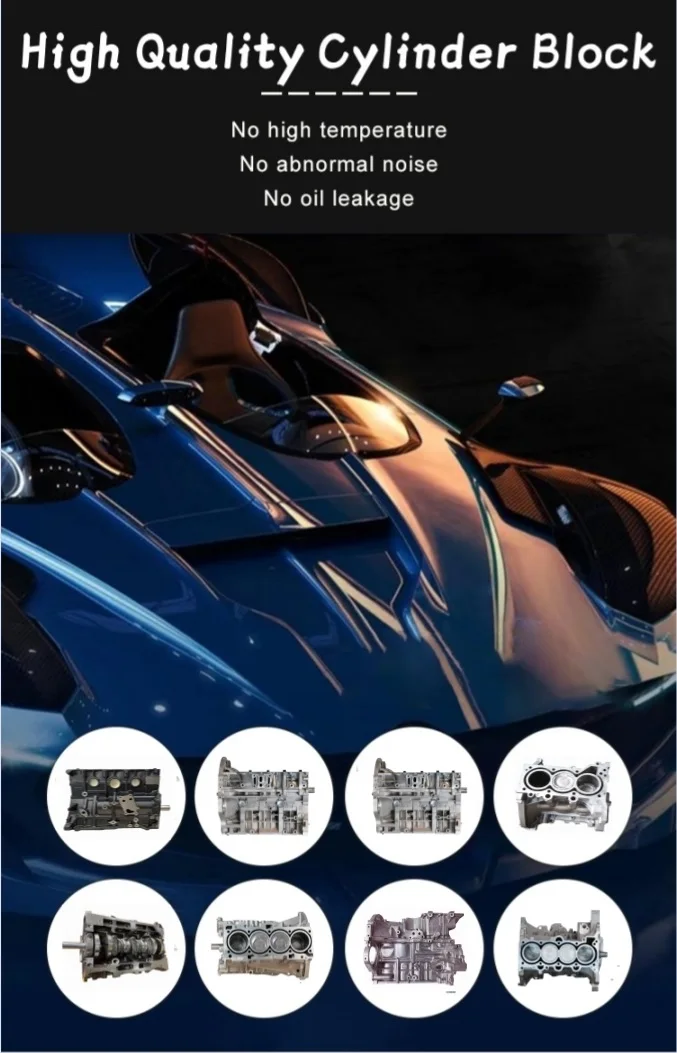 Long Cylinder Block G4KD G4KE G4KJ G4KH D4CB D4EA for Hyundai IX35 SONATA