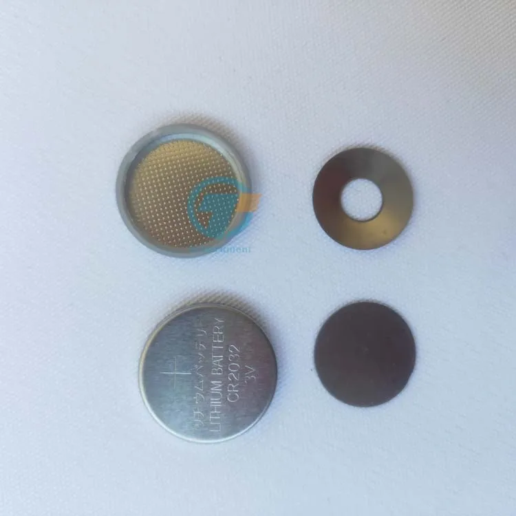 316SS CR2032 Coin Cell Cases with Spring and 1.0mm Spacer - 100 Pcs/pck ...