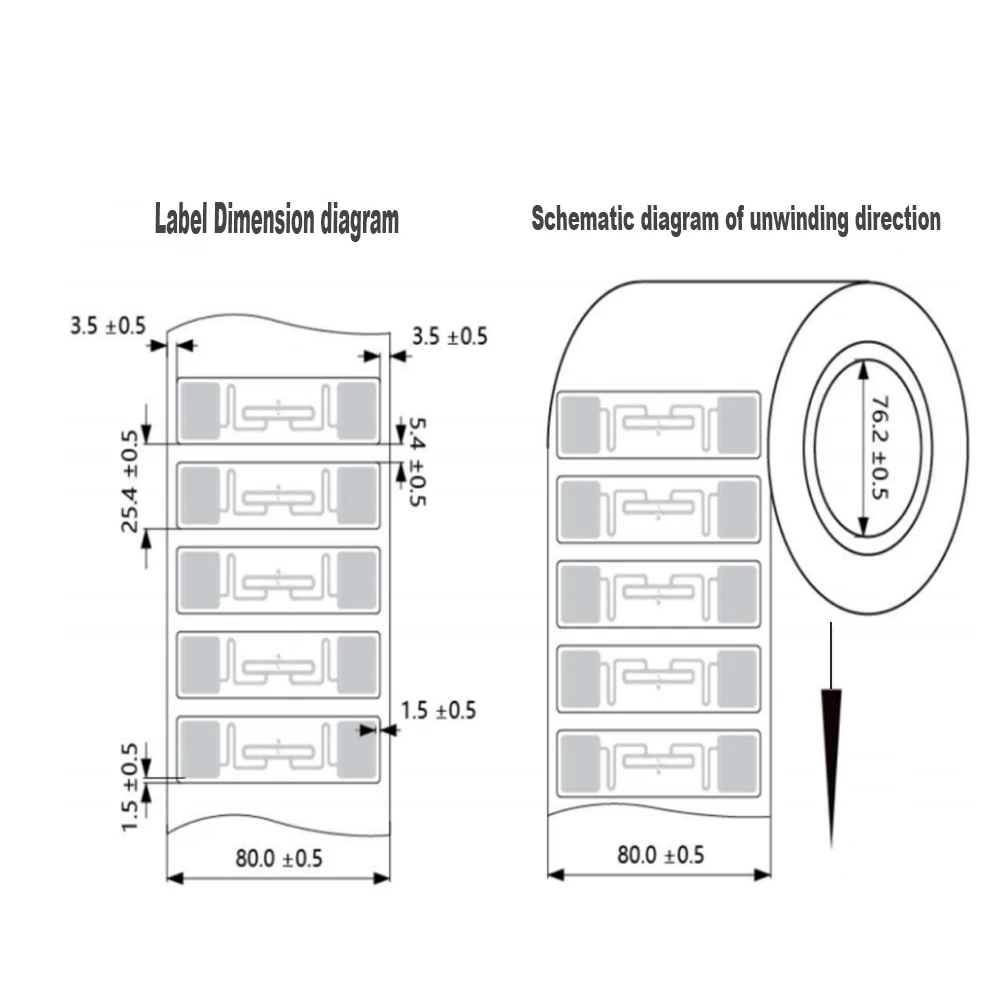 Customized Long Range Anti Liquid Label Uhf Rfid Tag Ultra High ...