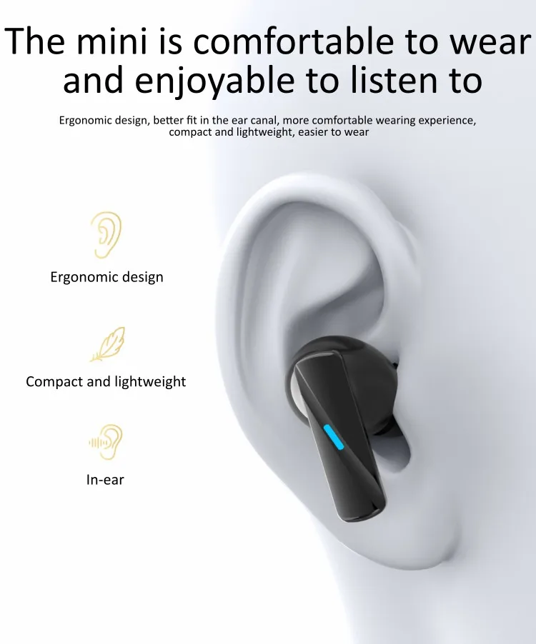 Mate 50 TWS Earphone High Quality Long Battery Life Smart Touch Control ...