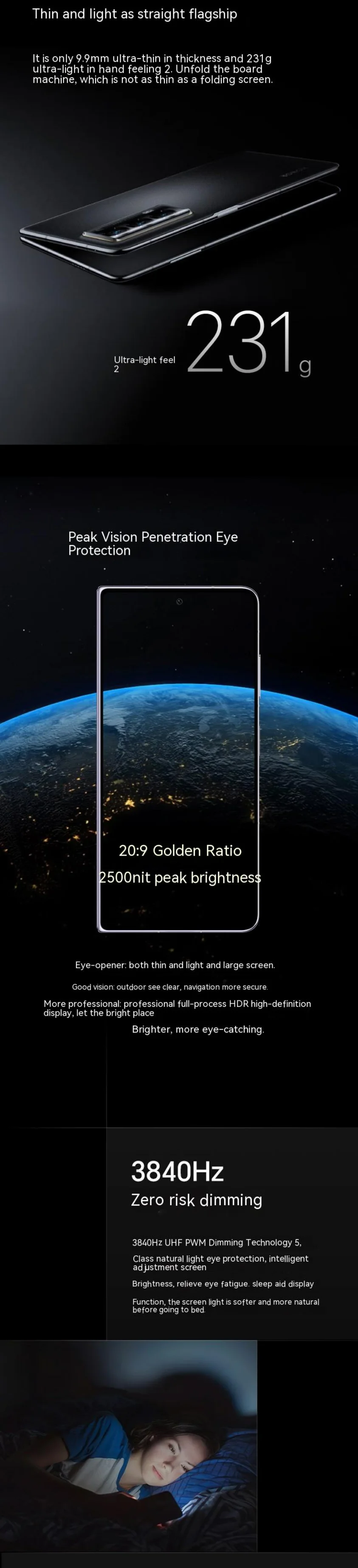 Original Honor Magic V2 5g Folded Screen 7.92" Snapdragon 8+ Gen 2 Leading Edition Lpddr5x 120hz ...