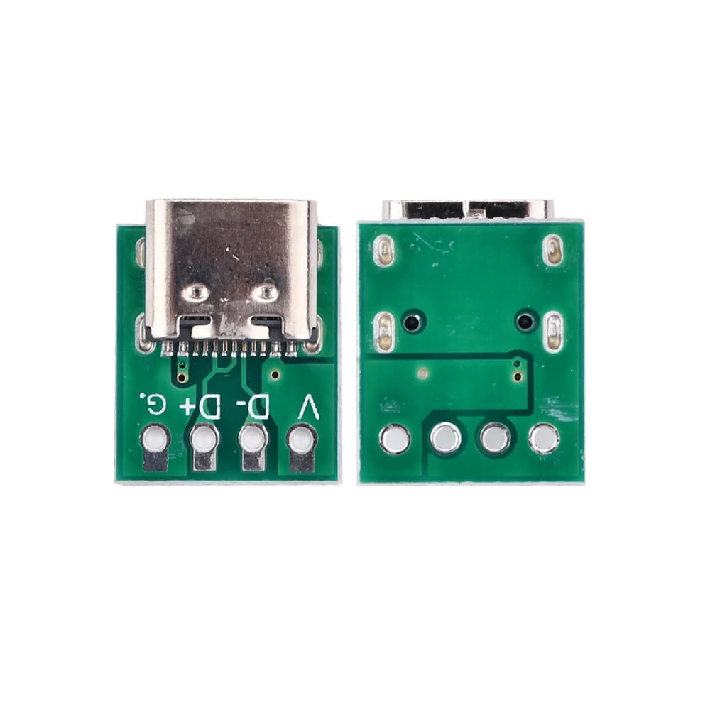 TYPE-C mother test board with double-sided positive and negative plug ...