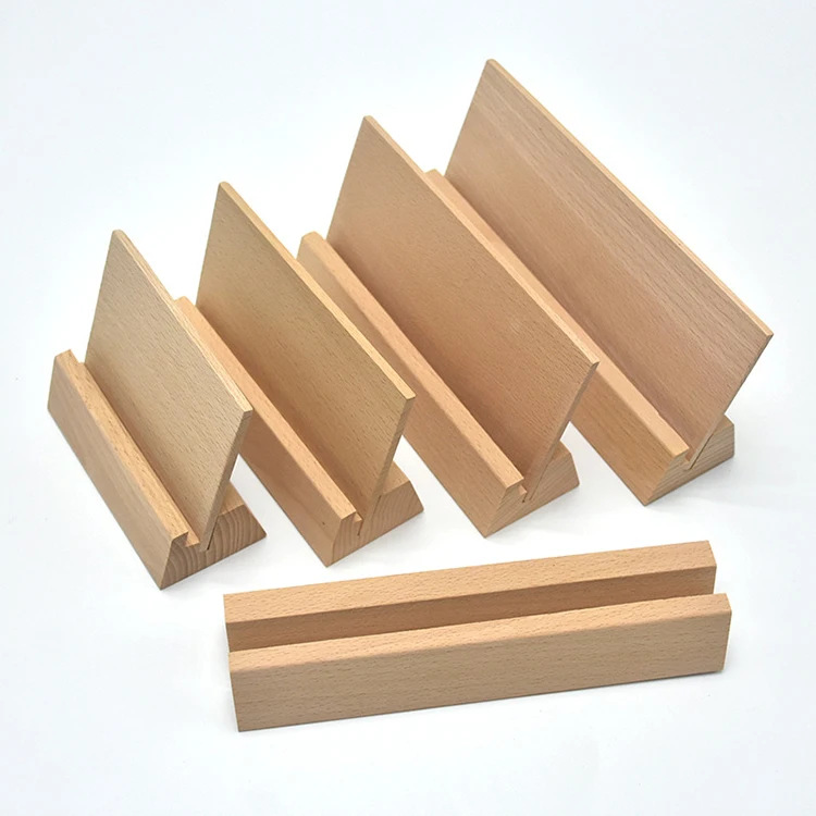 Wooden Calendar Stand Holder - Stylish Table Top Display