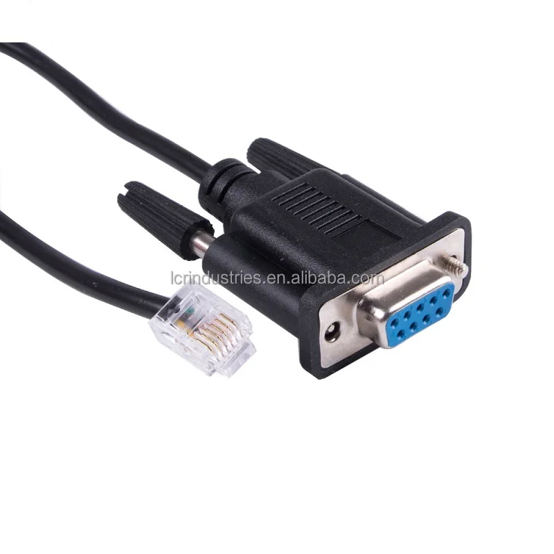 9 PIN DB9 Male to Female DB9 RS232 Terminal Connector Cable