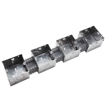 47mm Depth 7x7 Electrical Gi Box With Three Plastic Connectors - Buy ...