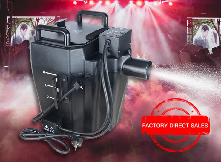 Water Based Dry Ice Fog Machine 3500w With Smoke Nozzle And Diversion ...