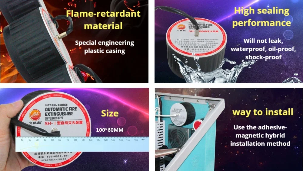 Condensed Aerosol Fire Extinguishing Device Premium Fire Extinguishers ...