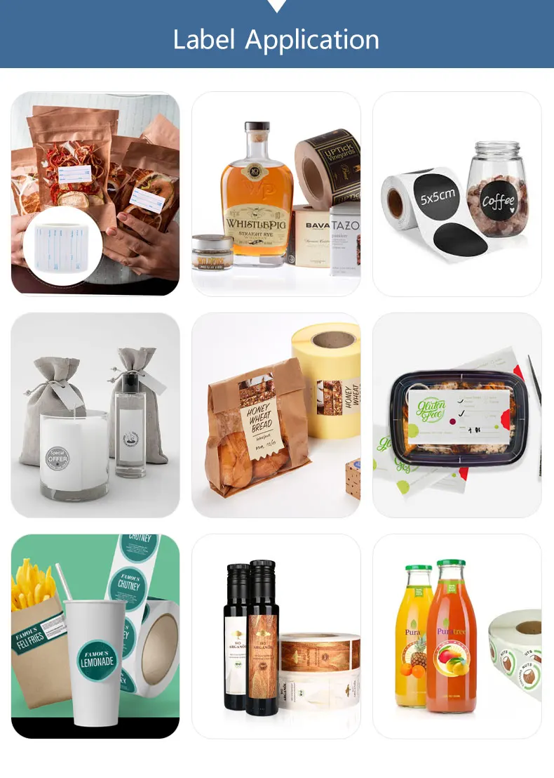 Waterproof Wrap Around Labels Dissolvable Food Labels Labels for Food ...