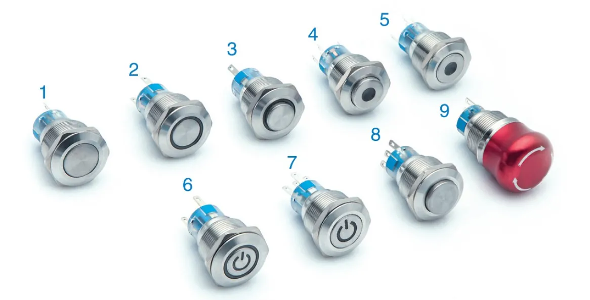 22mm with LED Metal Push Button Switch| Alibaba.com