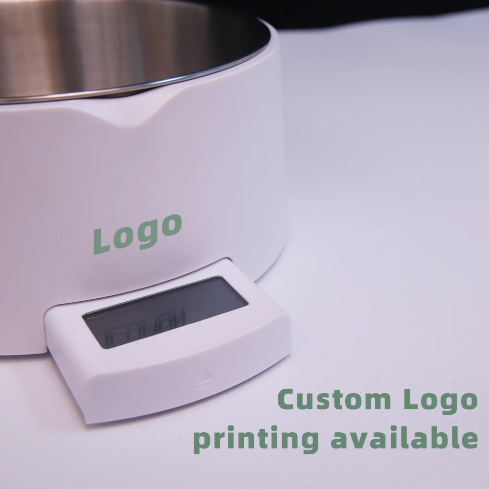 Lcd Screen Stainless Steel Bowl Pet Food Weighing Container For Dog Cat ...