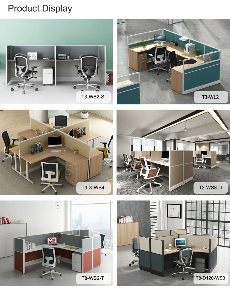 Factory Wholesale Office Table Cubicle Workstation Partition Modern ...