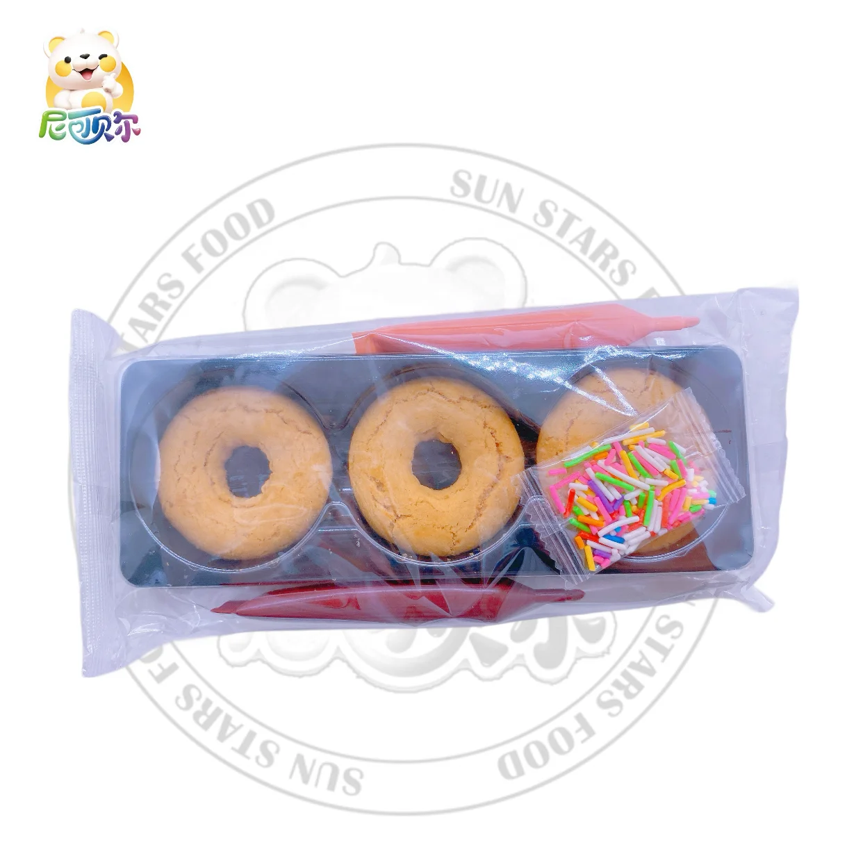 Diy Halal Solid Form Sweet Doughnut Biscuit Chocolate Candy With Jam ...