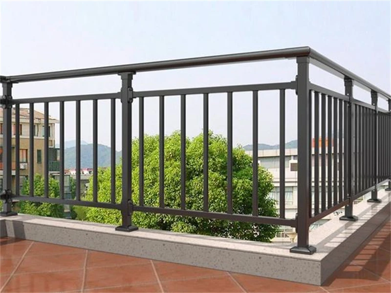 Best Selling Luxury Wrought Iron Designs Wood Balcony Railing - Buy ...