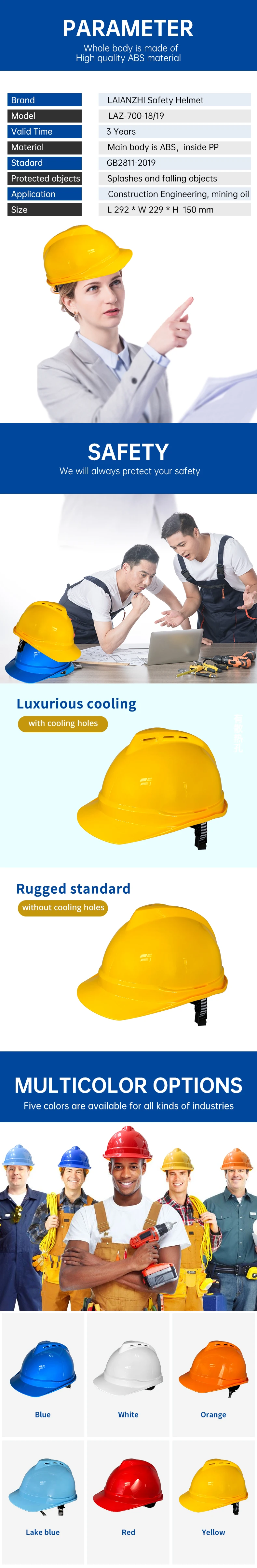 Circular Reinforcement Engineering Mining Abs Helmets Construction Hard ...