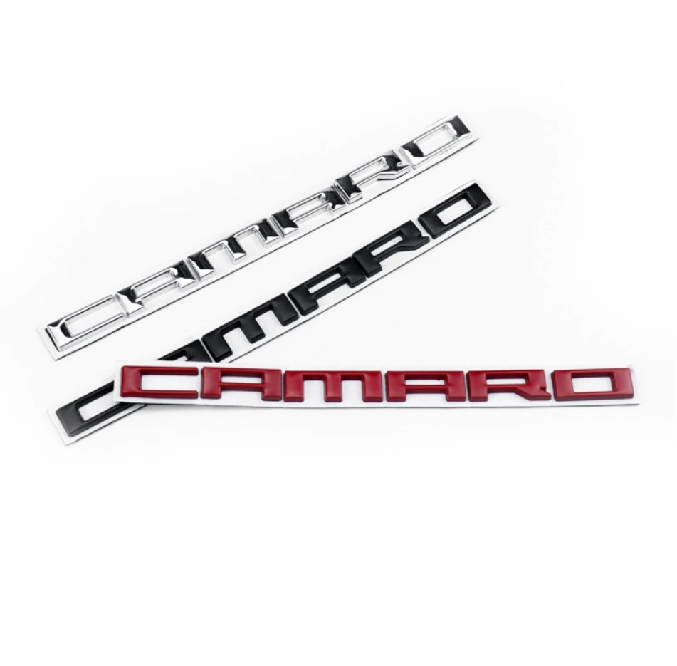 Abs Plastic English Letters Camaro Emblem Logo Car Sticker For ...
