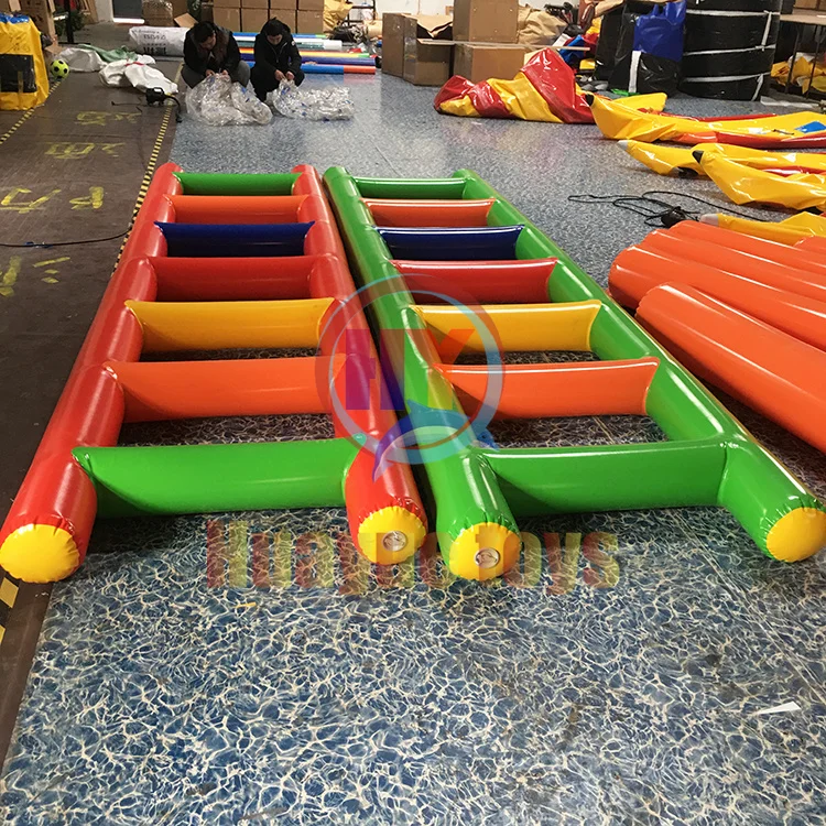 Inflatable Commercial Outdoor Team Building Games in the Same Boat ...