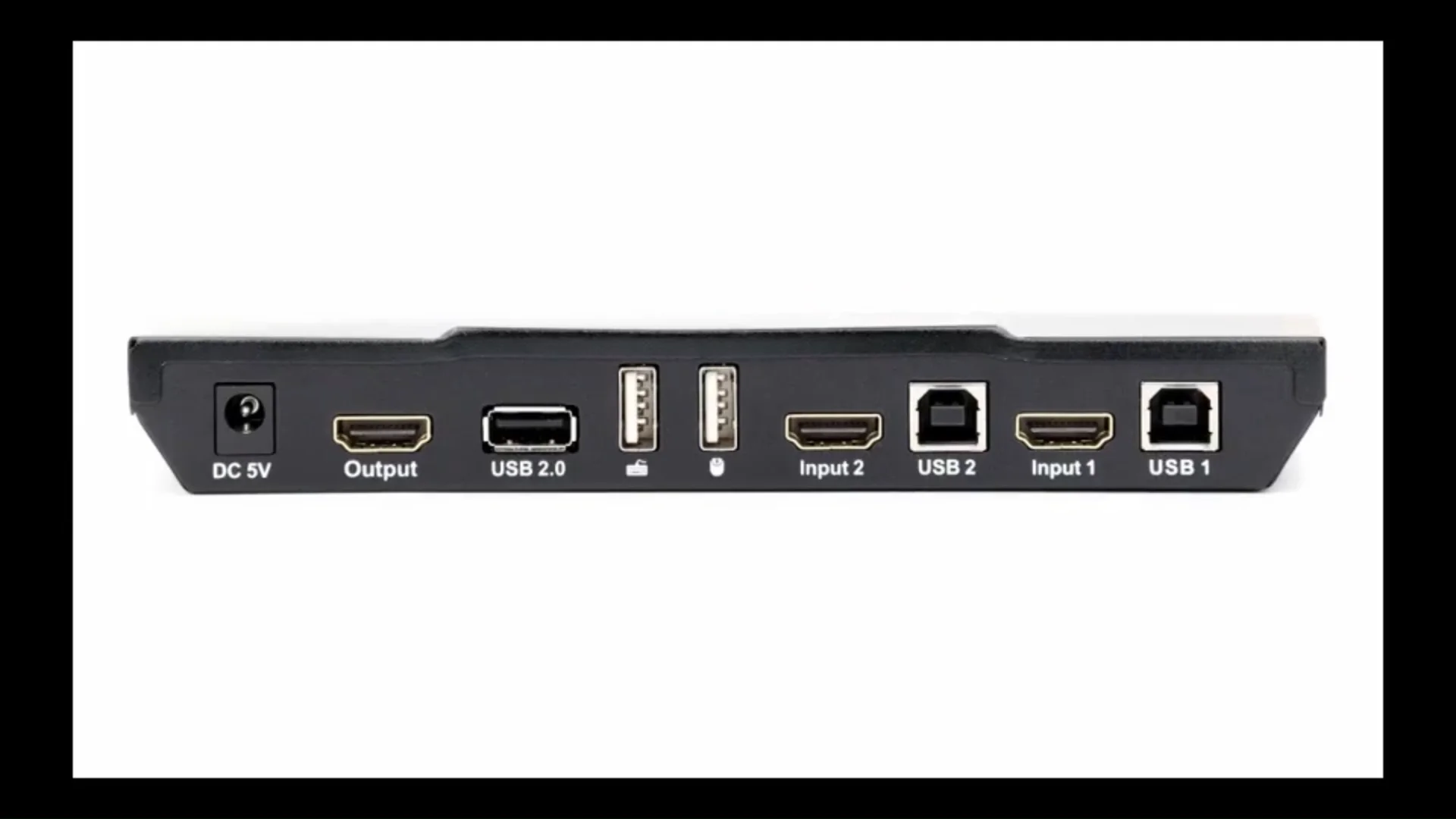 Tesmart 2x1 Hdmi Kvm Switch 4k 60hz Support Hdcp2.2 L/r Audio Usb2.0 ...