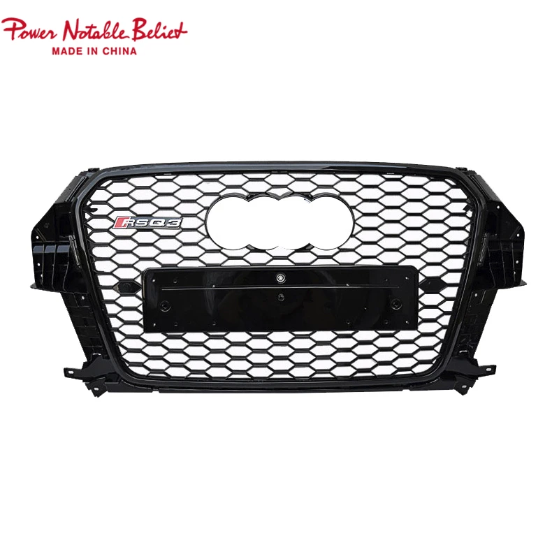 Abs Material Rsq3 Style Front Car Honeycomb Grille For Audi Q3 /sq3 Car ...