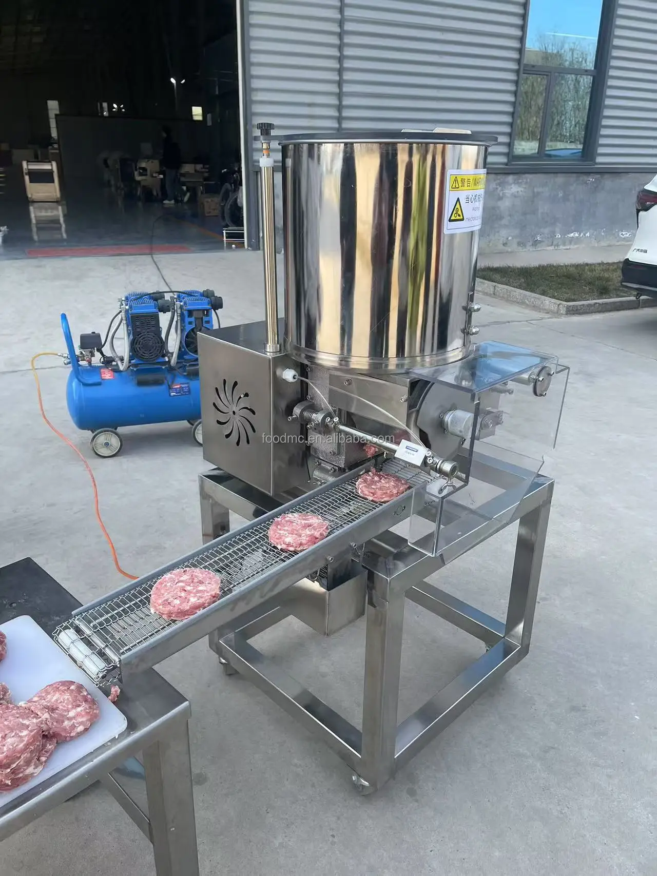Full Automatic Chicken Beef Hamburger Patty Machine