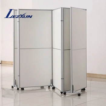 Mobile Office Wall Portable Partition Wall Folding Room Divider Screen ...
