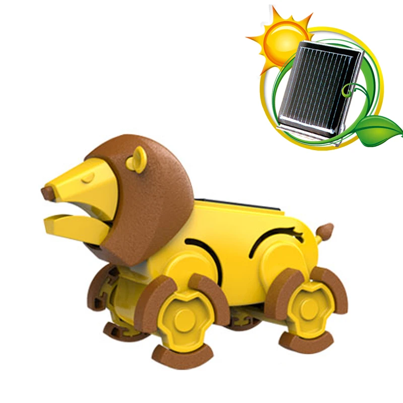 Cheap 2024 Solar Powered Toy Solar Energy Animal Science Diy Puzzle ...