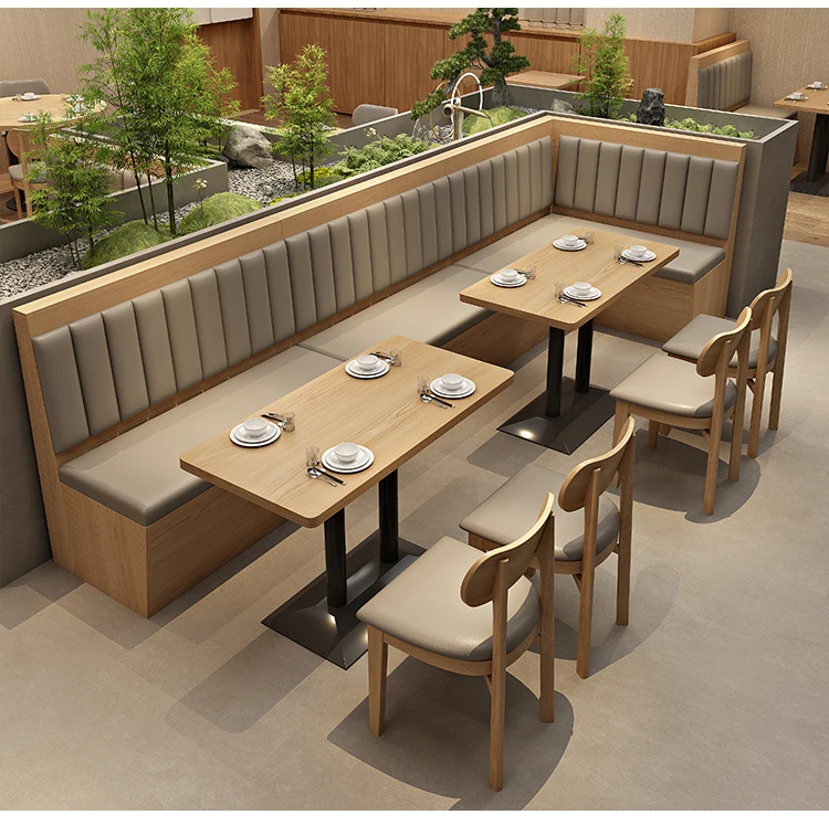 Luxury Modern Commercial Restaurant Booth Seating Furniture ...