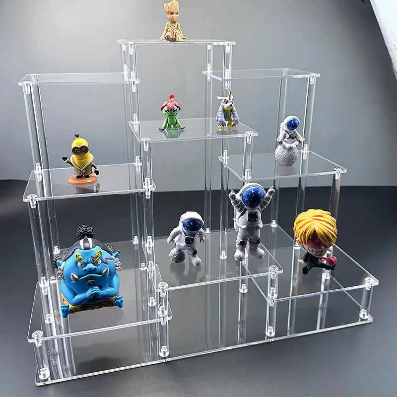 Small Acrylic Display Stand Perfume Organizer Tabletop Clear Acrylic ...